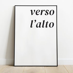 Verso L'alto, Saint Pier Giorgio Frassati, Italian Wall Art, Latin ...