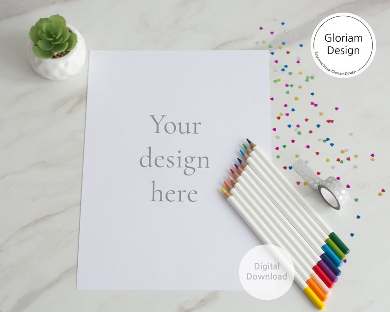 A4 Coloring Page Premium Mockup, Adult Painting Sheet Activity ...