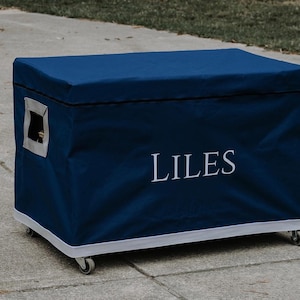 Custom Tack Trunk Cover With Zipper and Padding - Etsy
