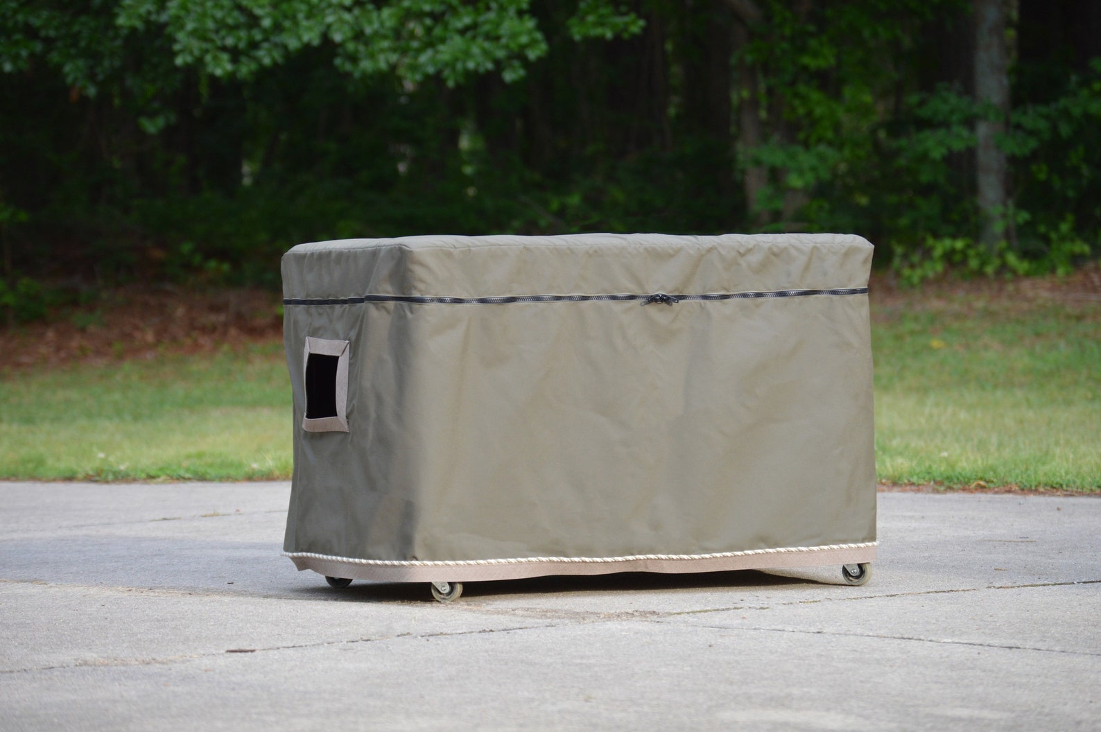 Custom Tack Trunk Cover With Zipper and Padding - Etsy