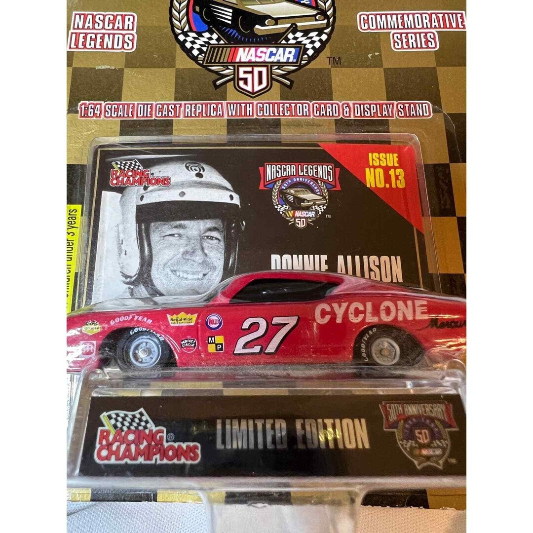 Racing Champions NASCAR Cyclone Donnie Allison Diecast Collectible #27 ...