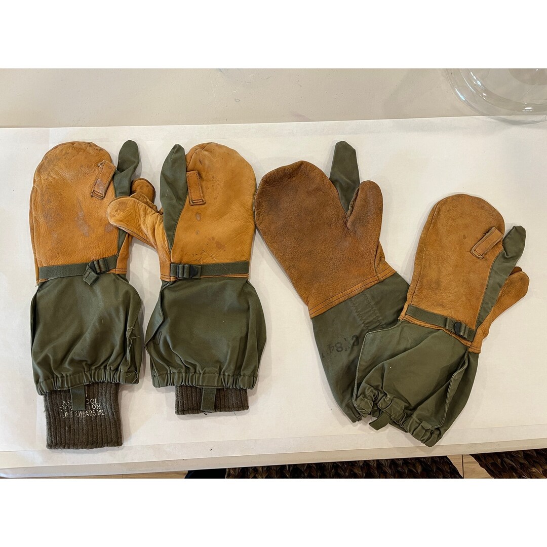 VTG U.S. Military Mitten Shell Trigger Finger Size M 2 Pr Gloves - 1 Pr ...