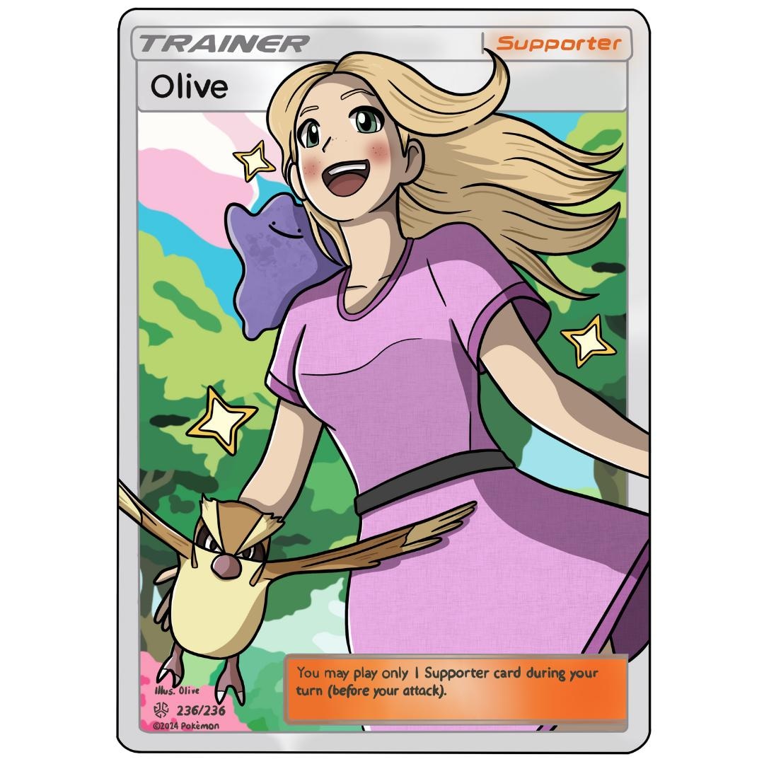 CUSTOM Pokemon Full Art Card Digital - Etsy