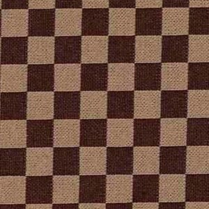 Brown and Tan Checkerboard Heavyweight Jacquard Knit Fabric – 58/60 ...