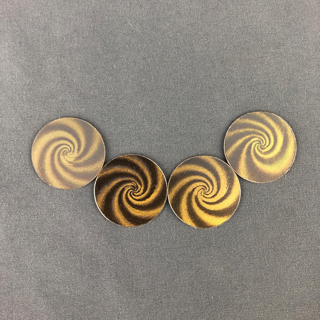 Vari-vue Lenticular Flicker Hologram Ring Spiral Hypnotic Swirl ...