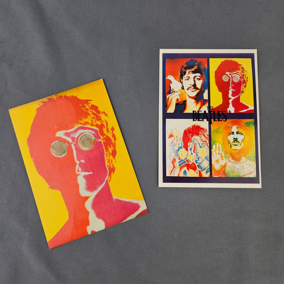 From London Avedon Beatles Postcard England Psychedelic John Lennon - Etsy
