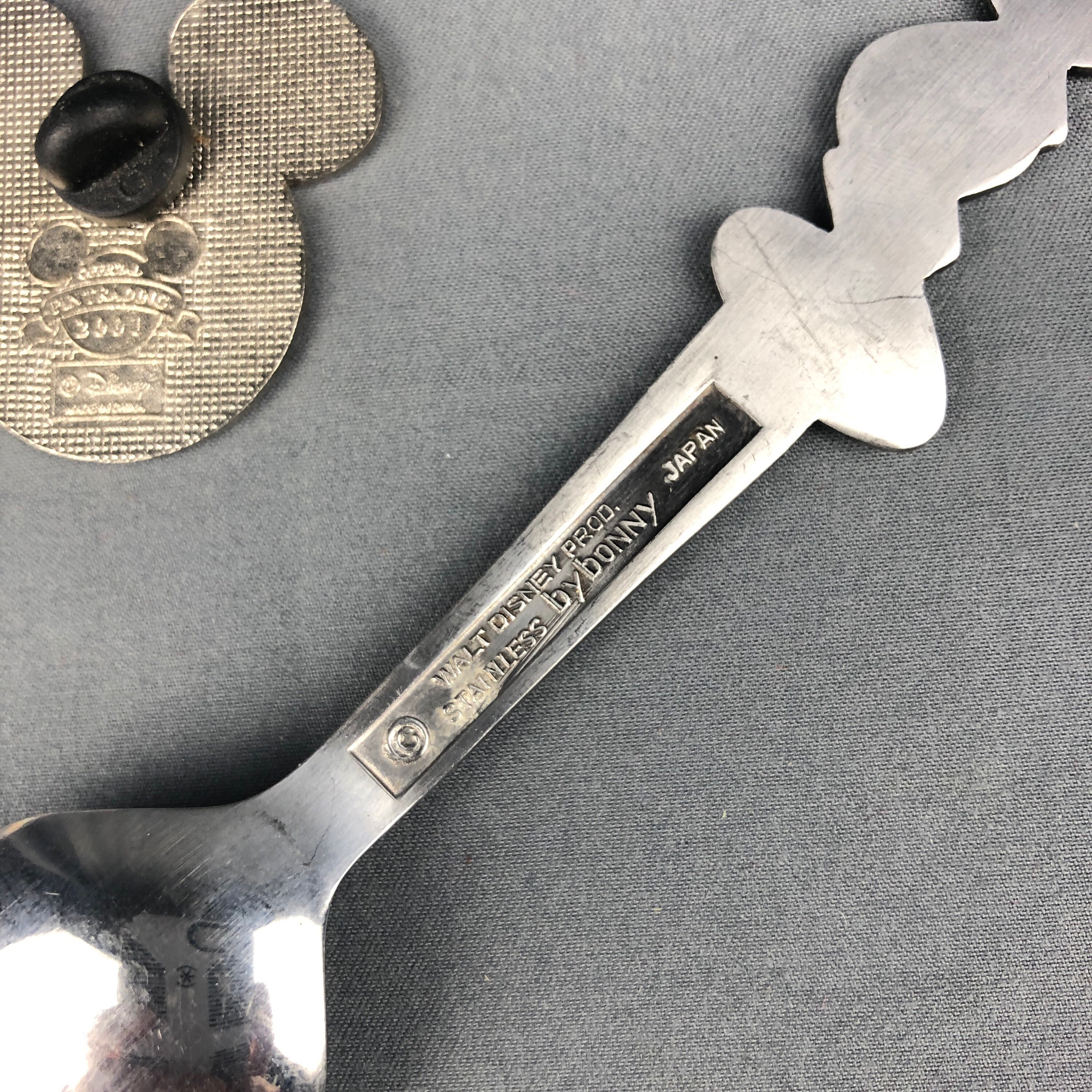 Walt Disney Mickey Mouse Stainless Steel Spoon by Bonny 2001 Pin ...