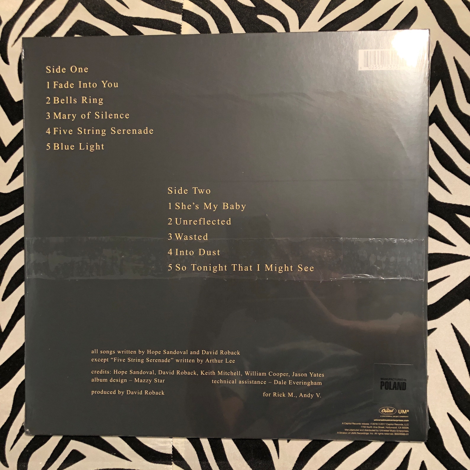 Mazzy Star Vinyl so Tonight That I Might See Album Rare LP - Etsy