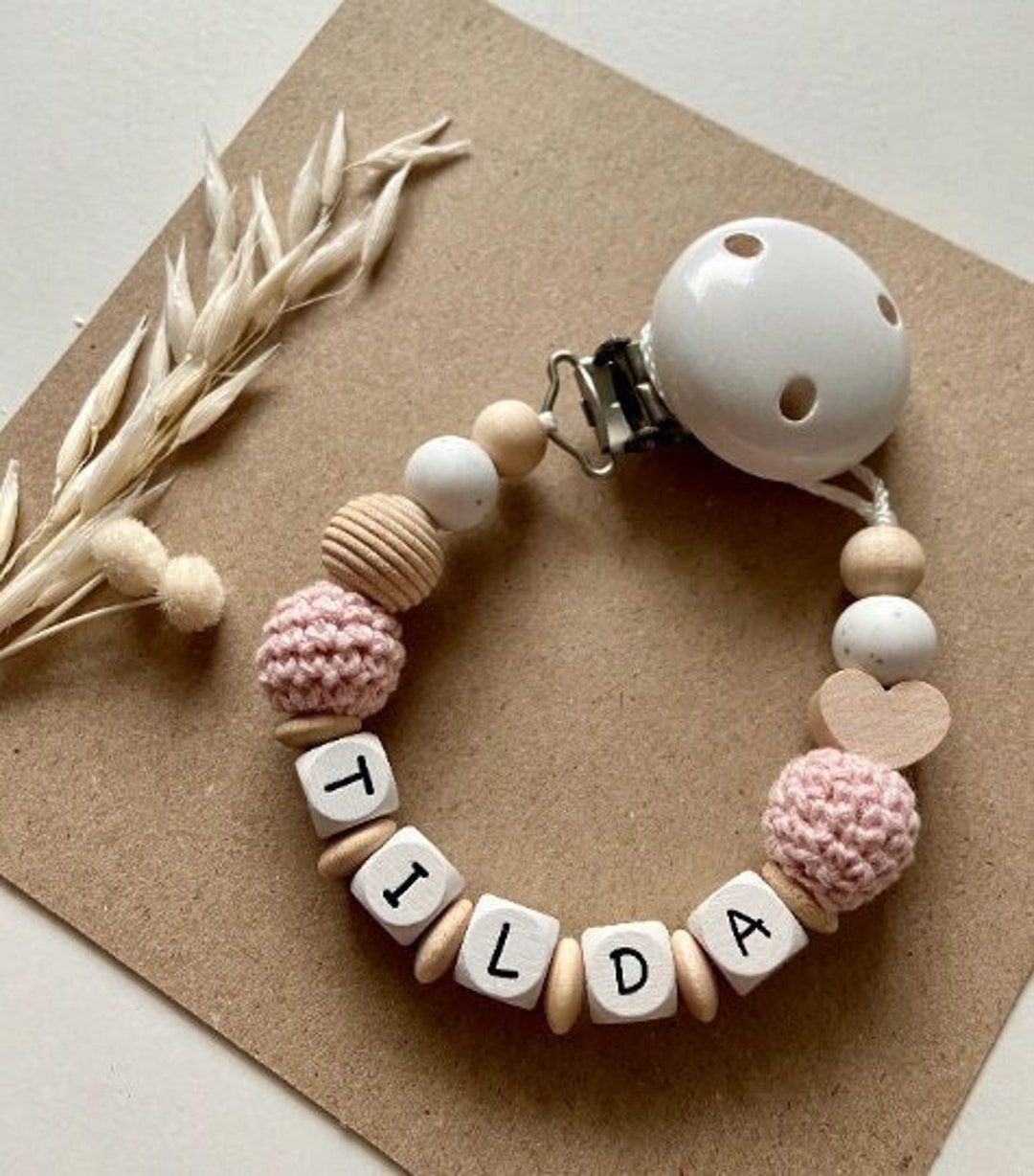 Pacifier Chain Pacifier Chain With Name Personalized - Etsy