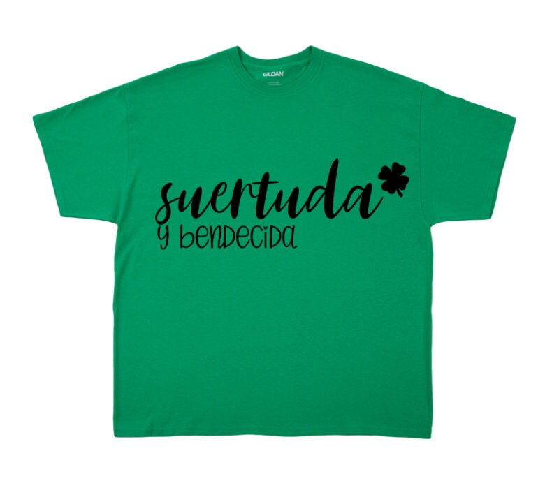 Suertuda Y Bendecida SVG - Etsy