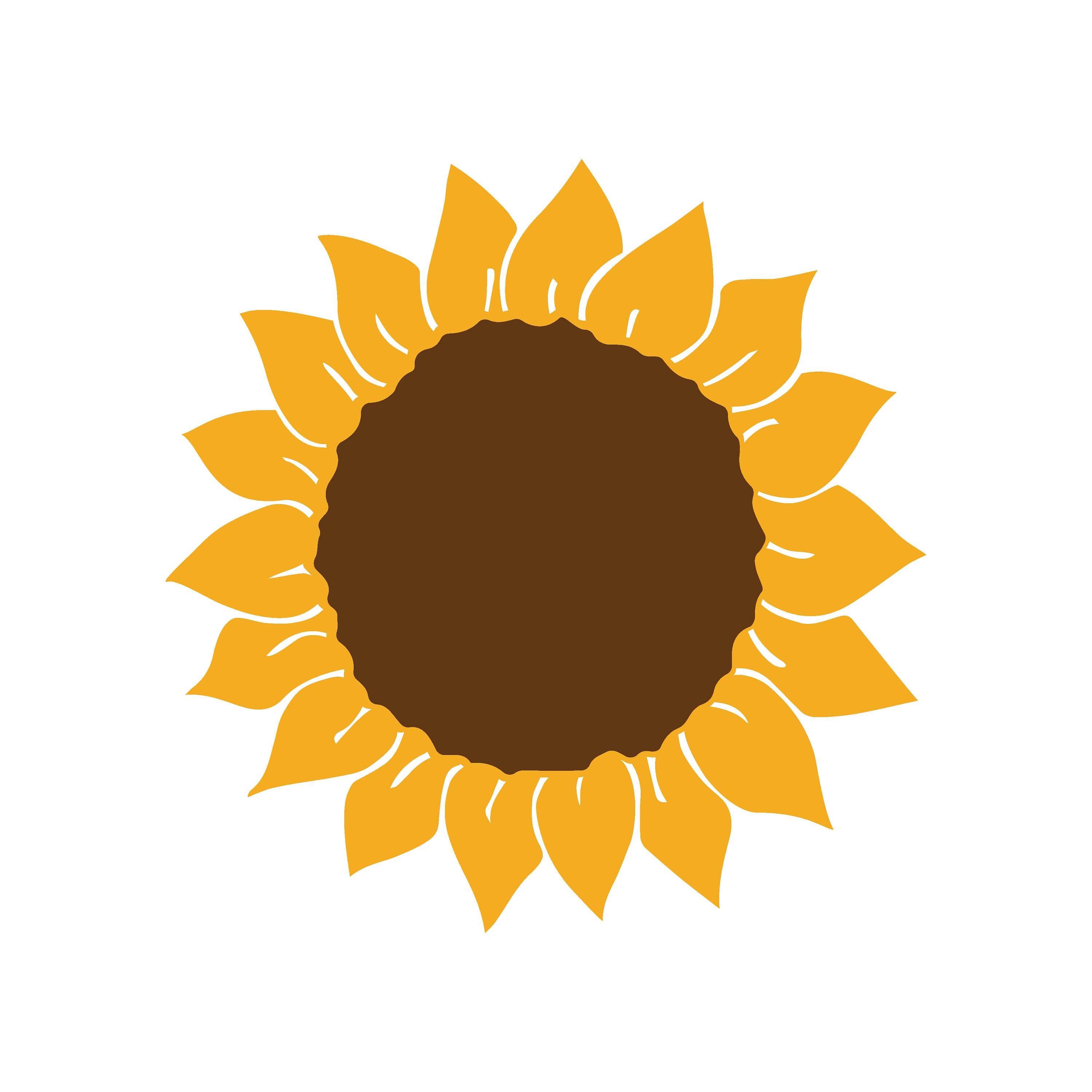 Sunflower SVG Cut File for Cricut - Etsy