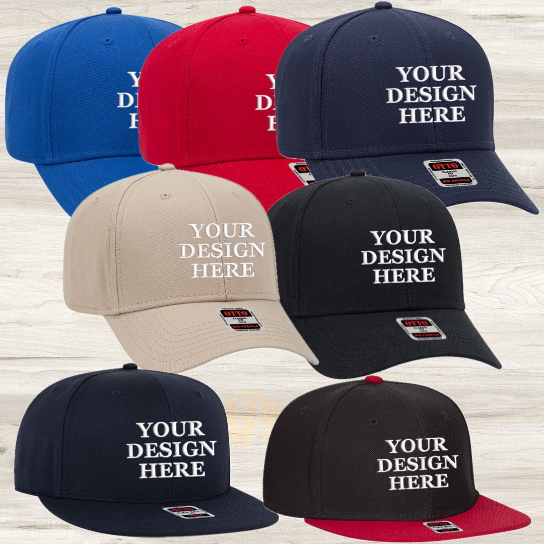 Custom Embroidered Baseball Cap, Personalized Baseball Hat ...