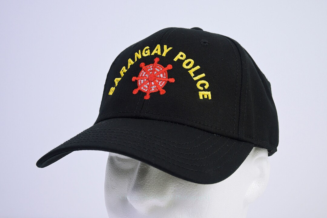 Barangay Police Hat: Embroidered Pinoy Baseball Cap - Etsy