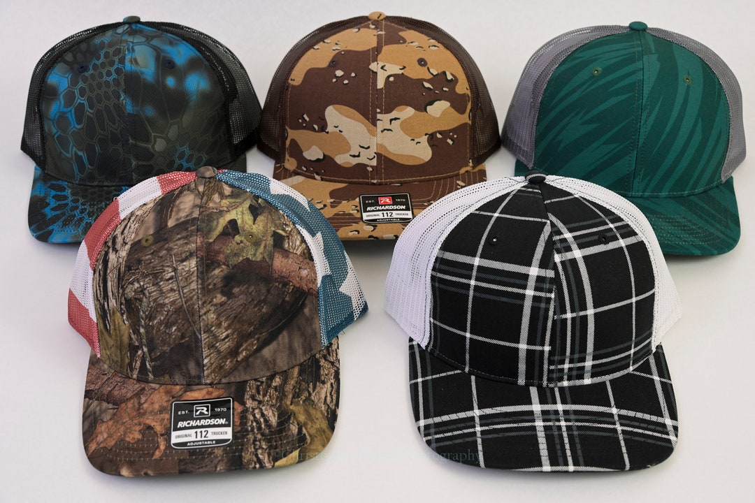 Blank Richardson 112P Trucker Hat: DIY Projects, Snapback - Etsy