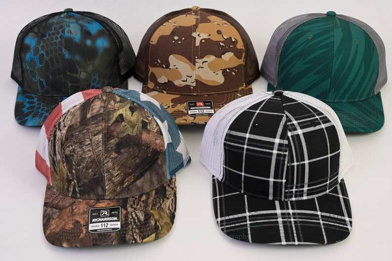 Blank Richardson 112P Trucker Hat: DIY Projects, Snapback - Etsy