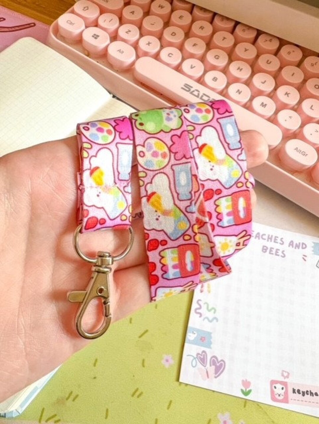 Artist Pals Lanyards/cute Lanyard/ Kawaii Lanyard/cute ID Holder/cute ...