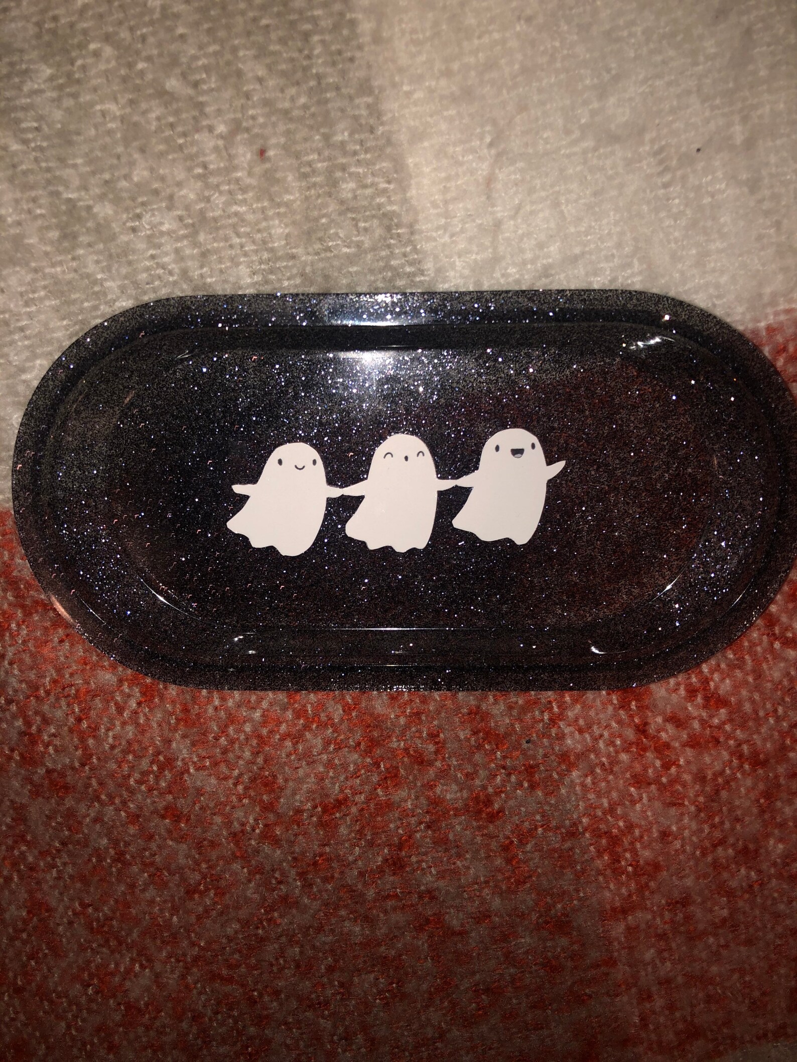 Halloween Ghost Resin Rolling/trinket Tray - Etsy
