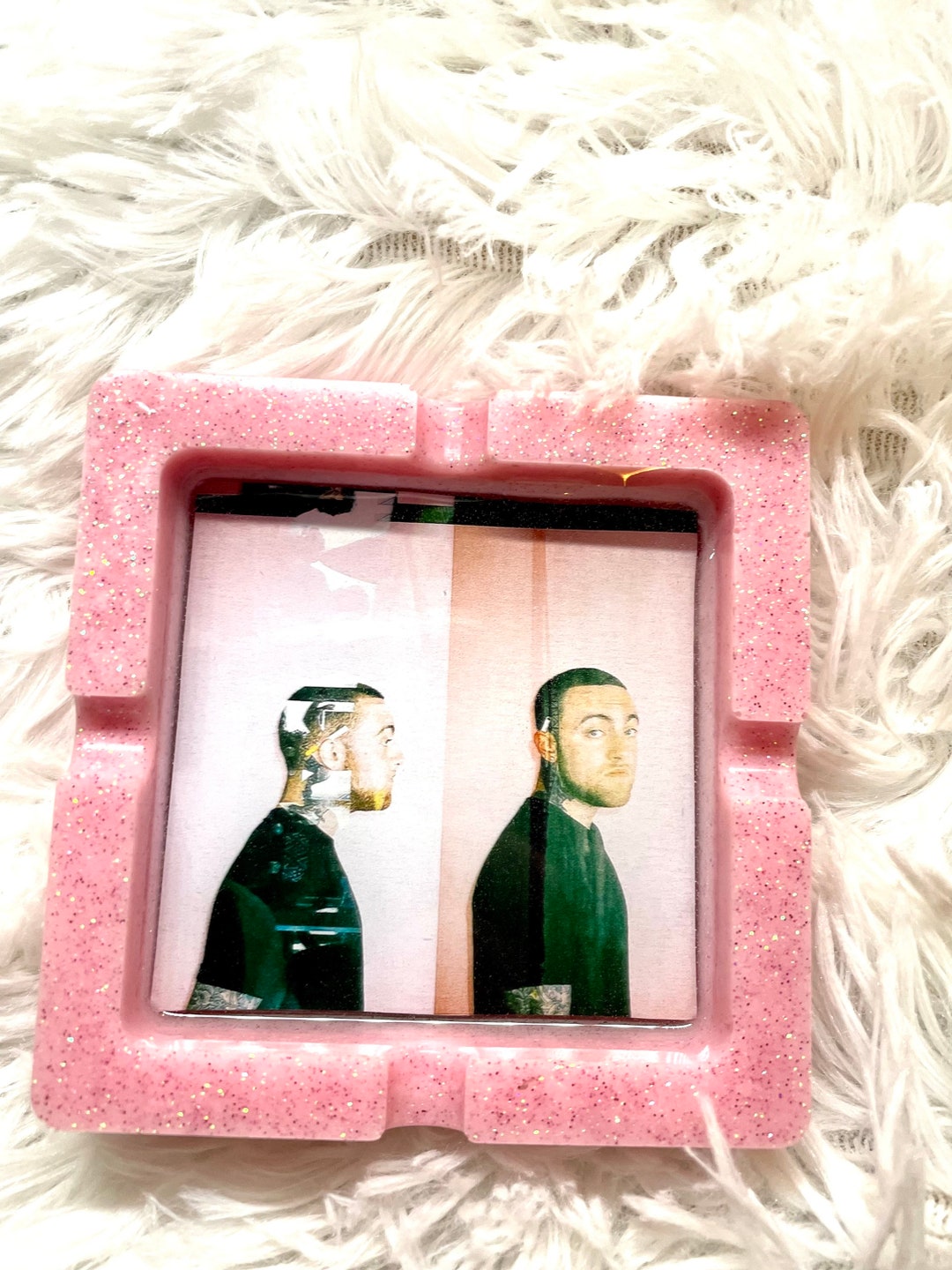 Mac Miller Pink Glitter Resin Ashtray - Etsy
