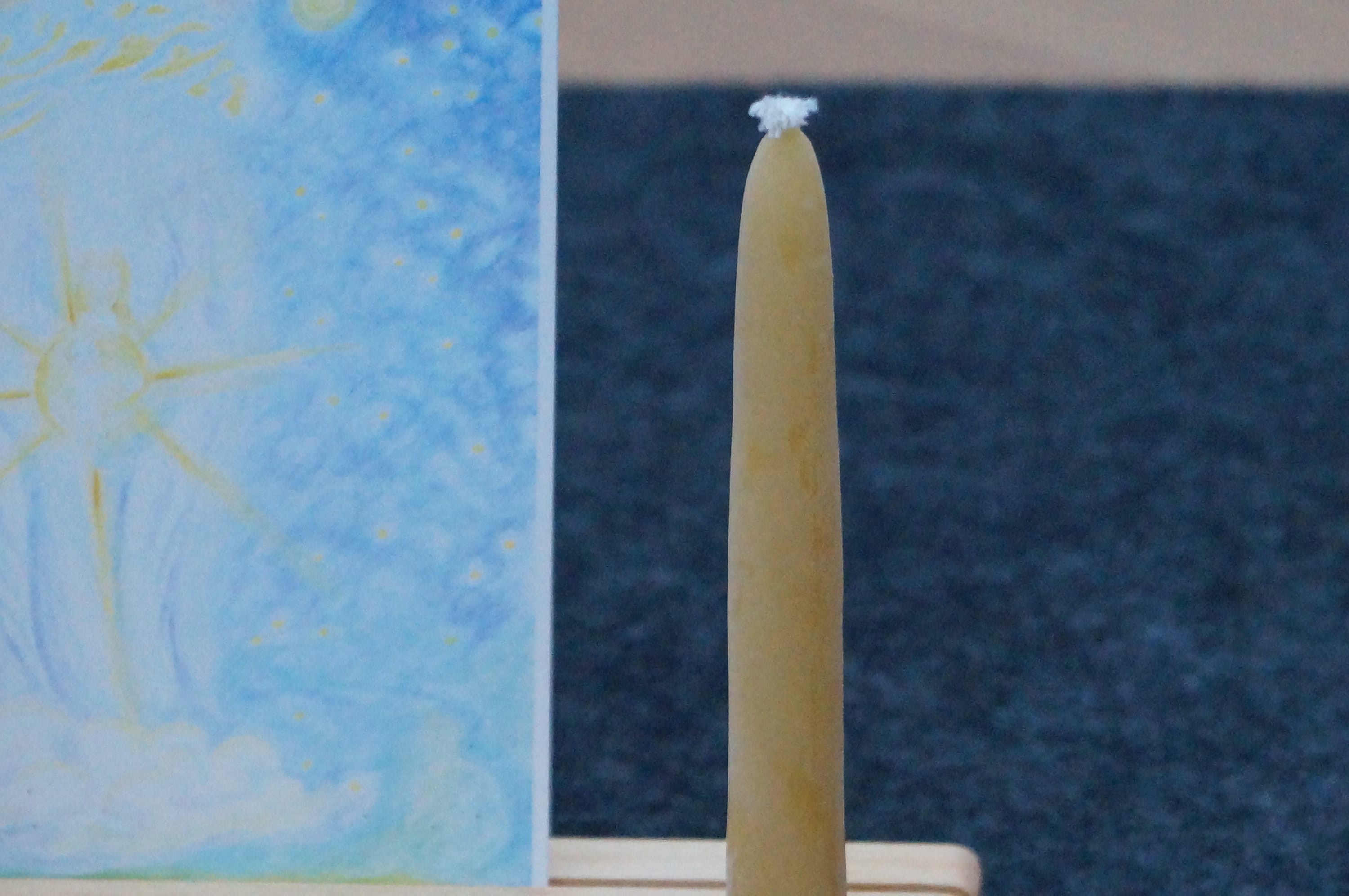 Angel Card Stand Birth Birthday Candle Holder Postcard Stand Large Made ...