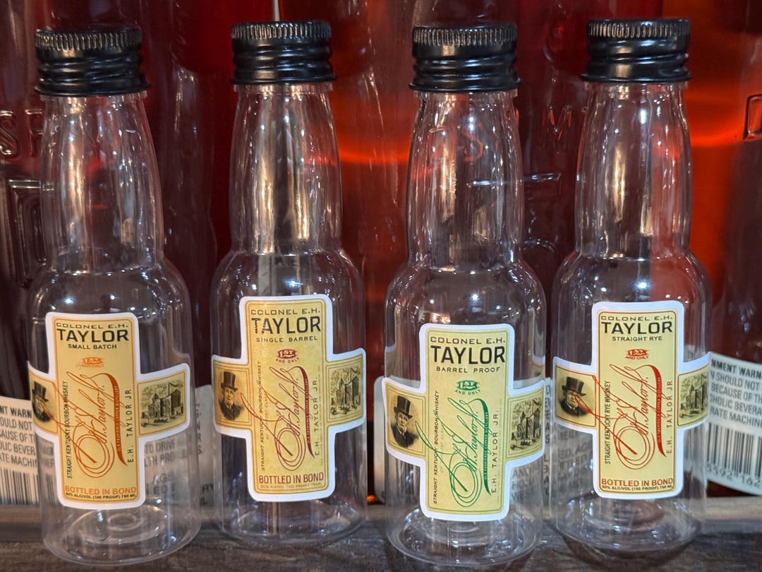 EH Taylor Whiskey Tasting Kit: 50ml Sample Bottles - 4 Bottle Set - Etsy