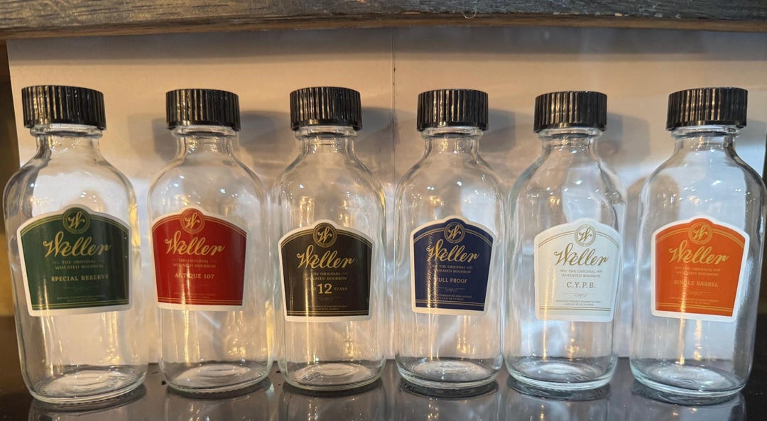 Weller Bourbon Tasting Kit Bottles - Share Bourbon With Friends and ...