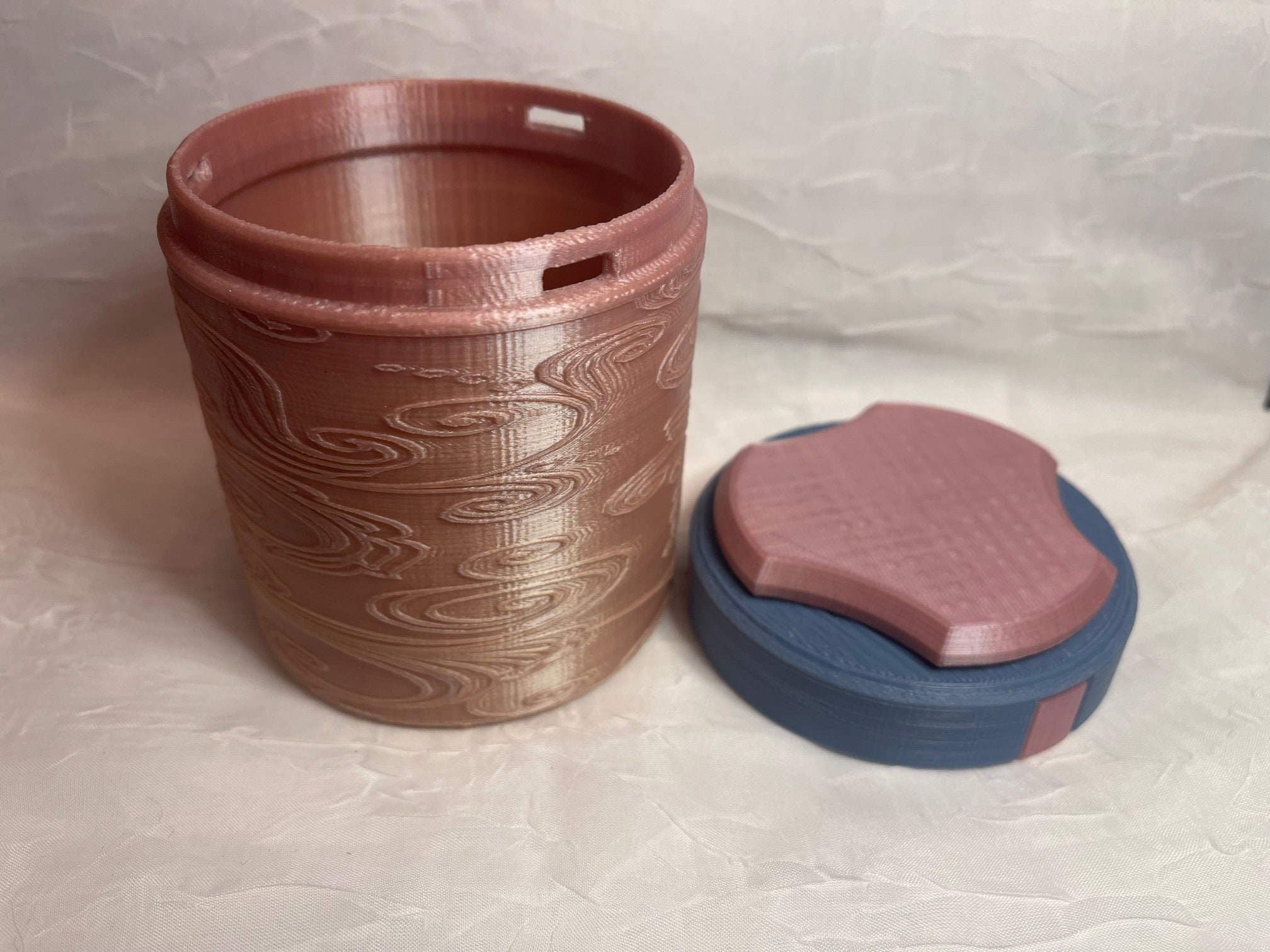Cylinder Twist Top Storage Box - Etsy