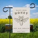 Honey Flag Local Grown Honey Bee Keeping Garden Flag Honey Sign Garden ...
