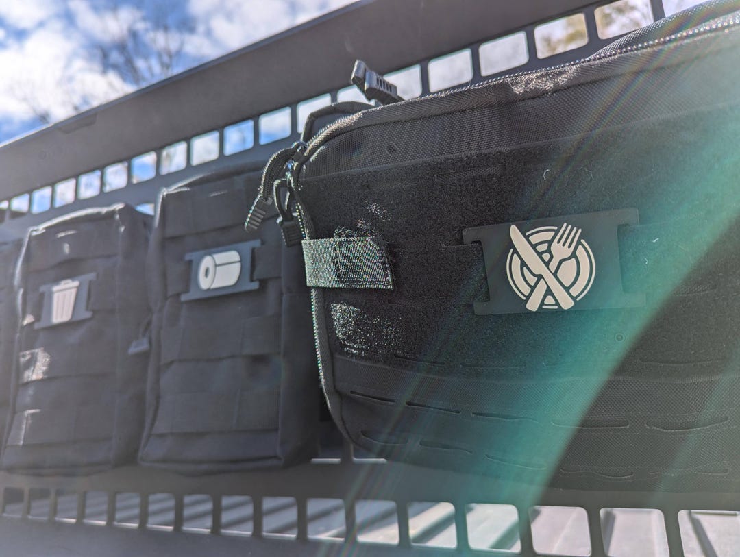 Camping Organization MOLLE Tags | 3D Printed for Ultimate Gear ...