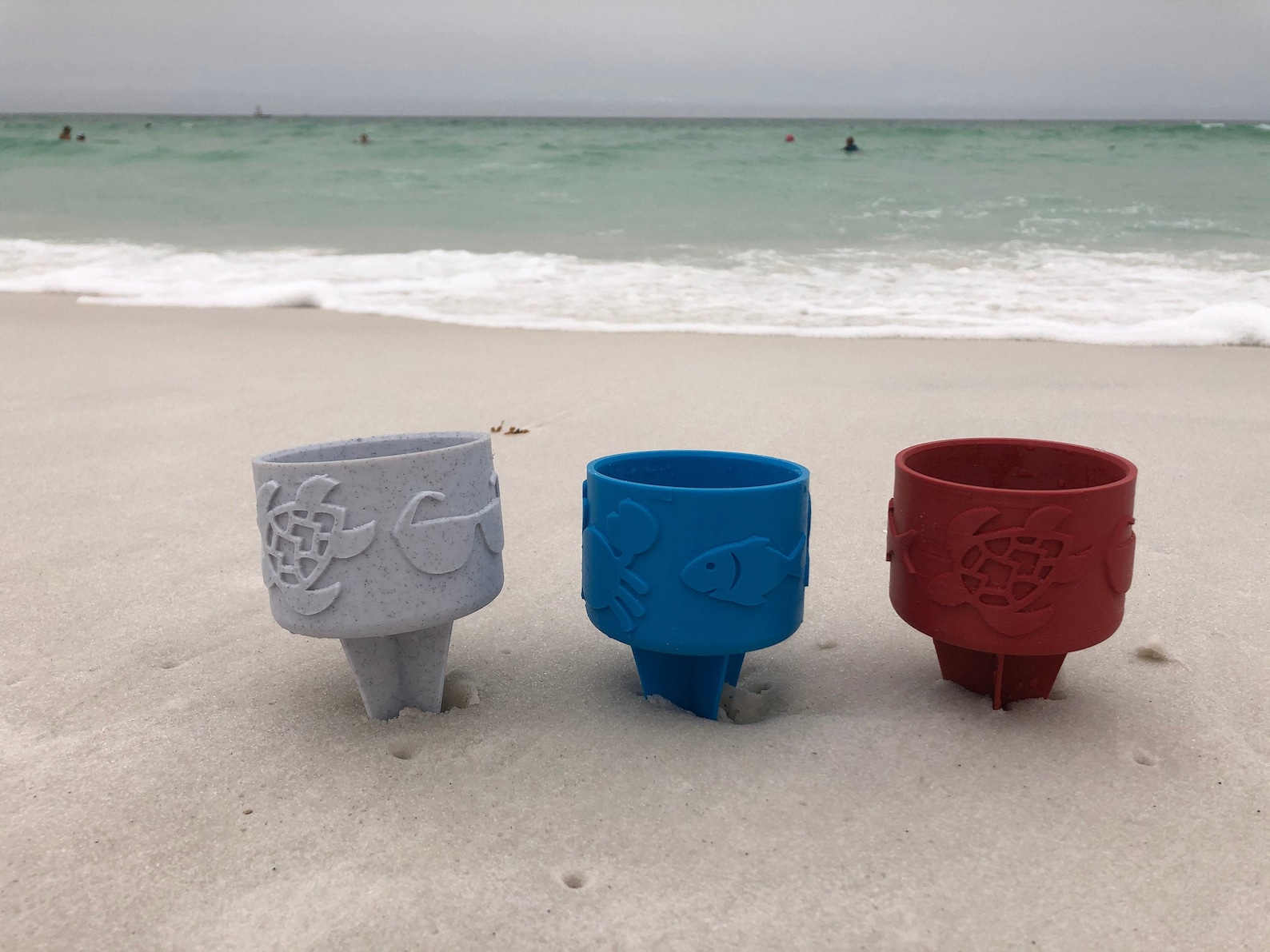 NEW 3D Printed Beach Spiker Beach Spike Cup Drink Holder Beer - Etsy