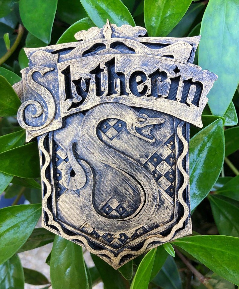 NEW Wizard House Plaque Crest Crests Sign Wall Art Home Decor - Etsy