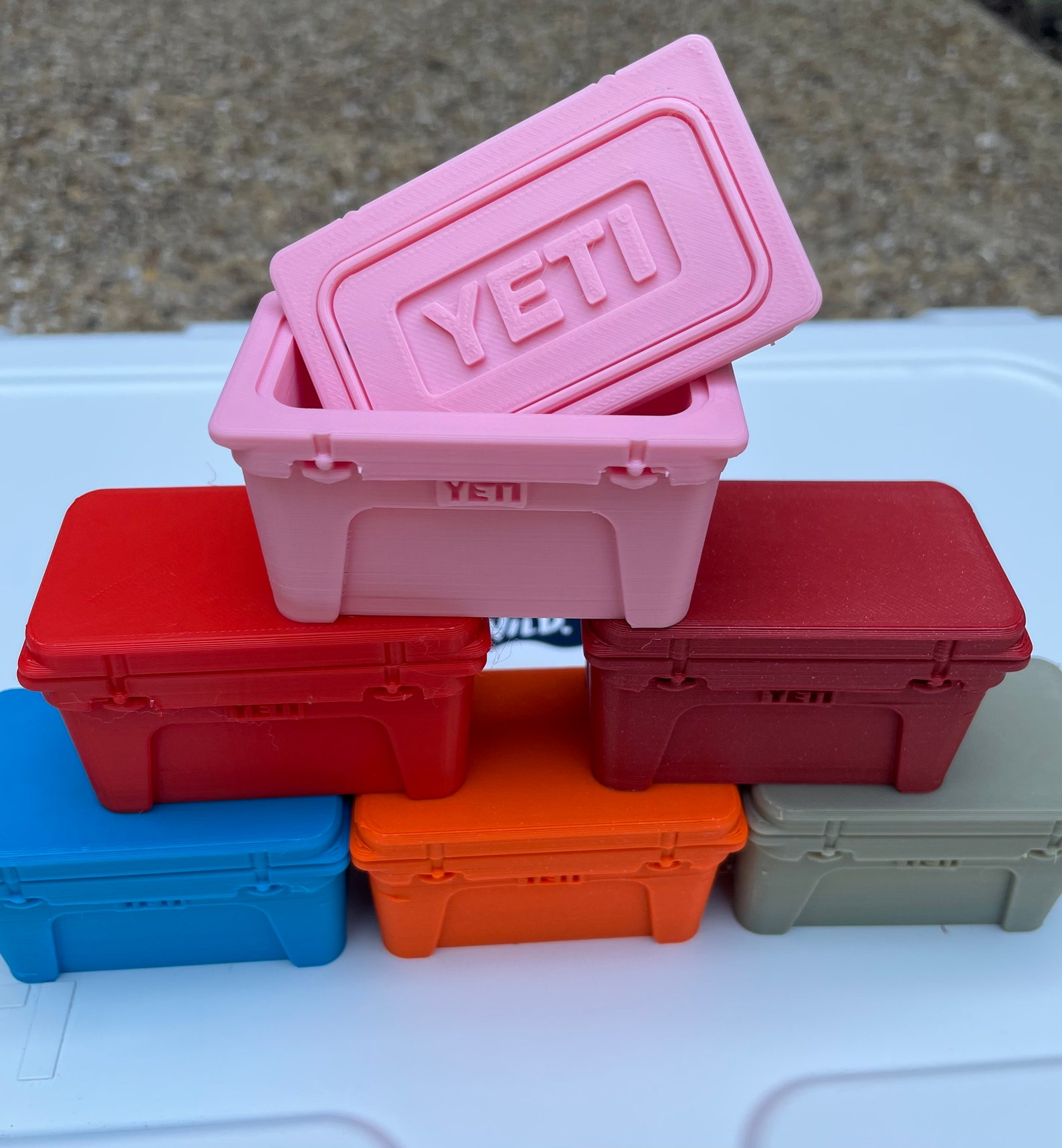 NEW YETI Mini Miniature 3D Printed Cooler Fun Gift Birthday YETI Fan ...