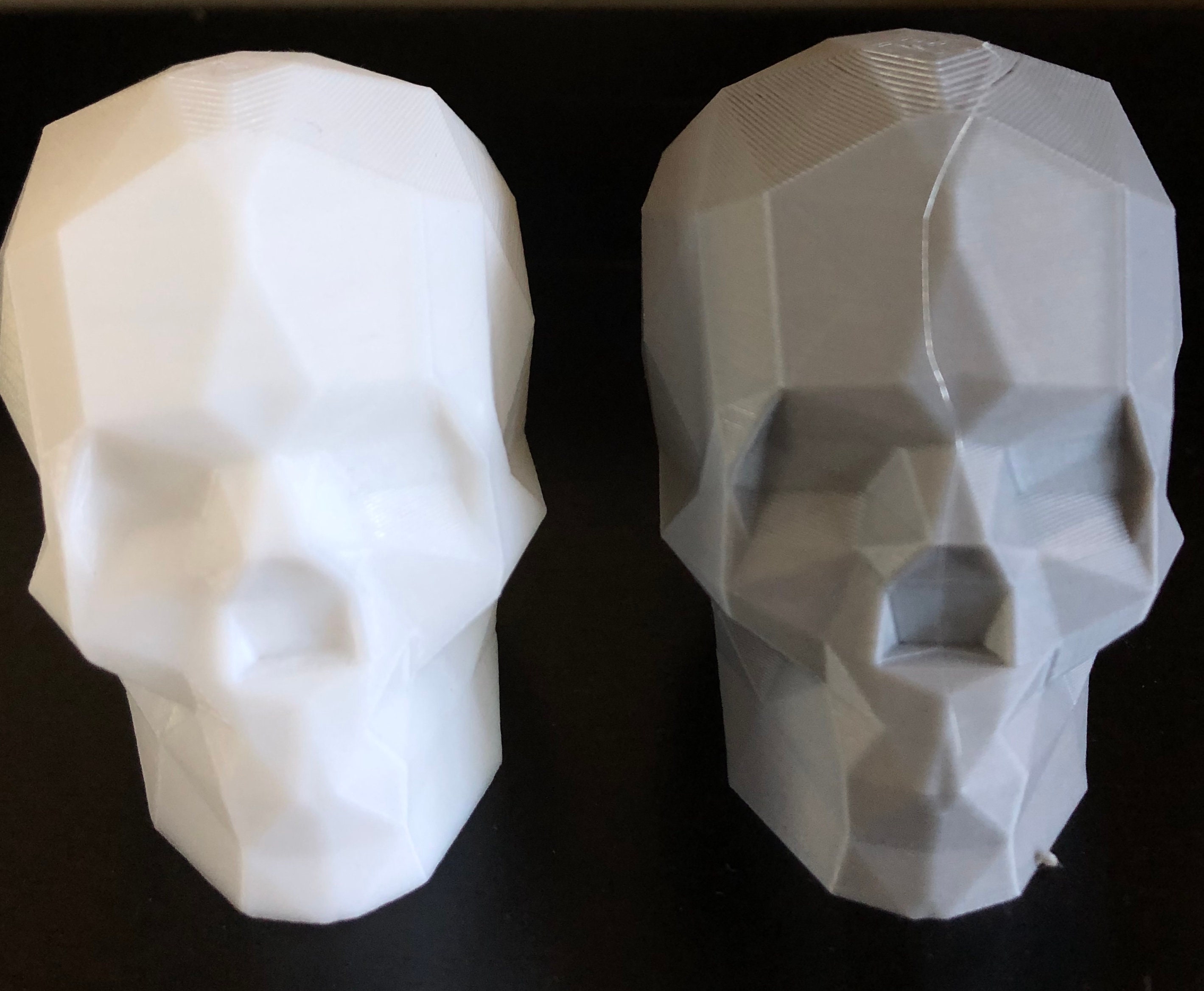 NEW 3D Printed Faceted Skull Skully Decoration Desk Toy | Etsy