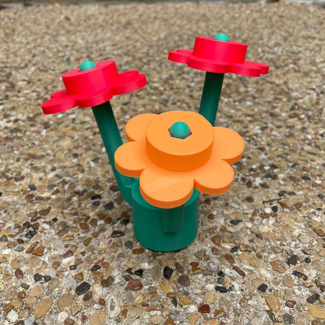 Large Scale Building Bricks Flowers Jumbo Size Color Floral Bouquet 3D ...