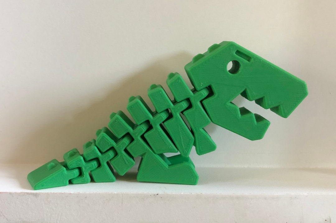 NEW 3D Printed Articulated Flexi Rex Dinosaur Dino Rex Toy Desk Toy ...