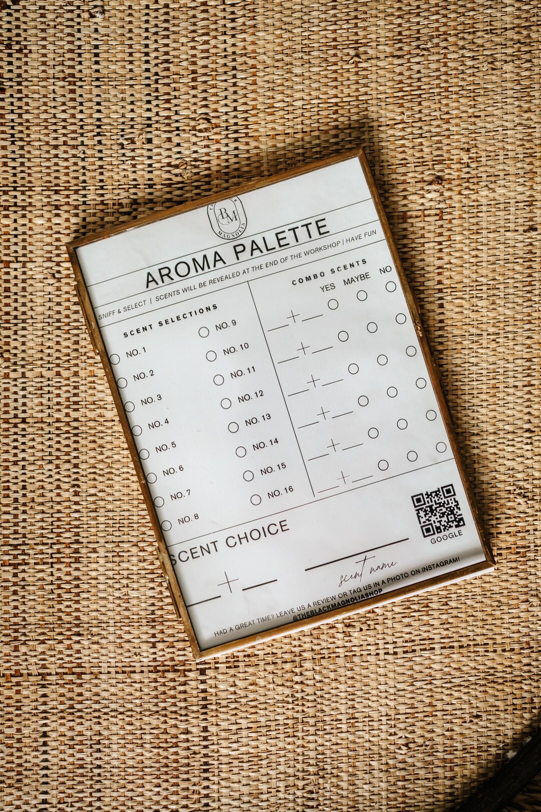Editable Candle Scent Card Template - Etsy