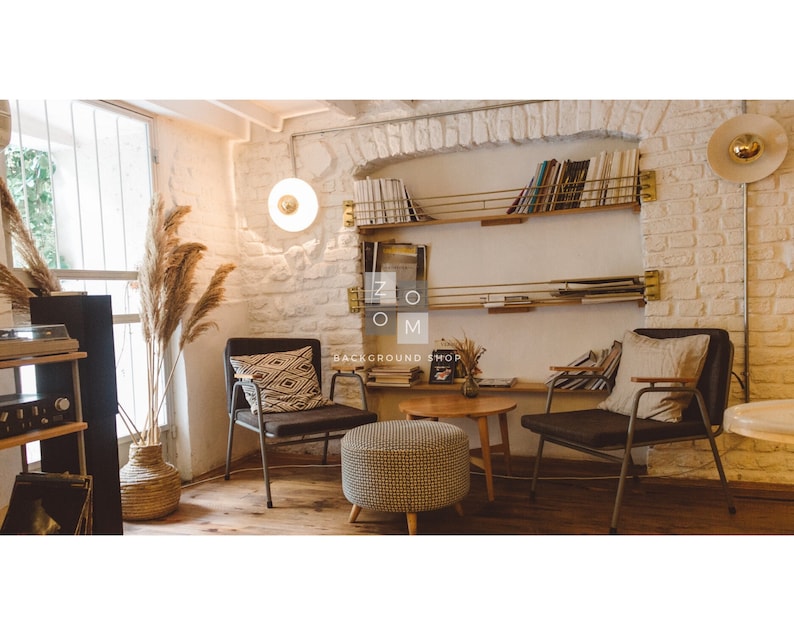 Zoom Backgrounds – Rustic Home Pack II – 5 Backdrop Images for Online ...