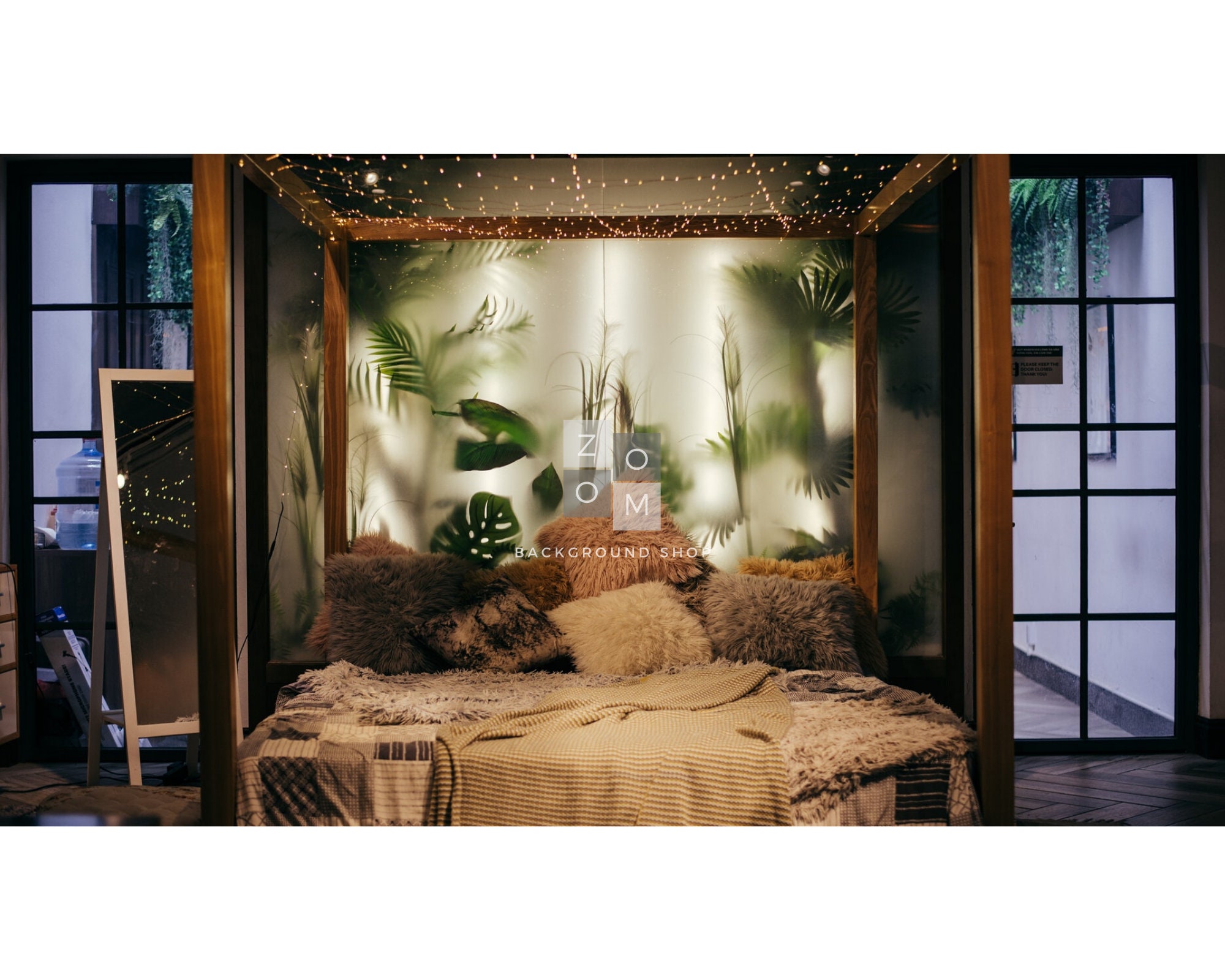 Zoom Backgrounds – Boho Home Pack I – 5 Backdrop Images for Online Zoom ...