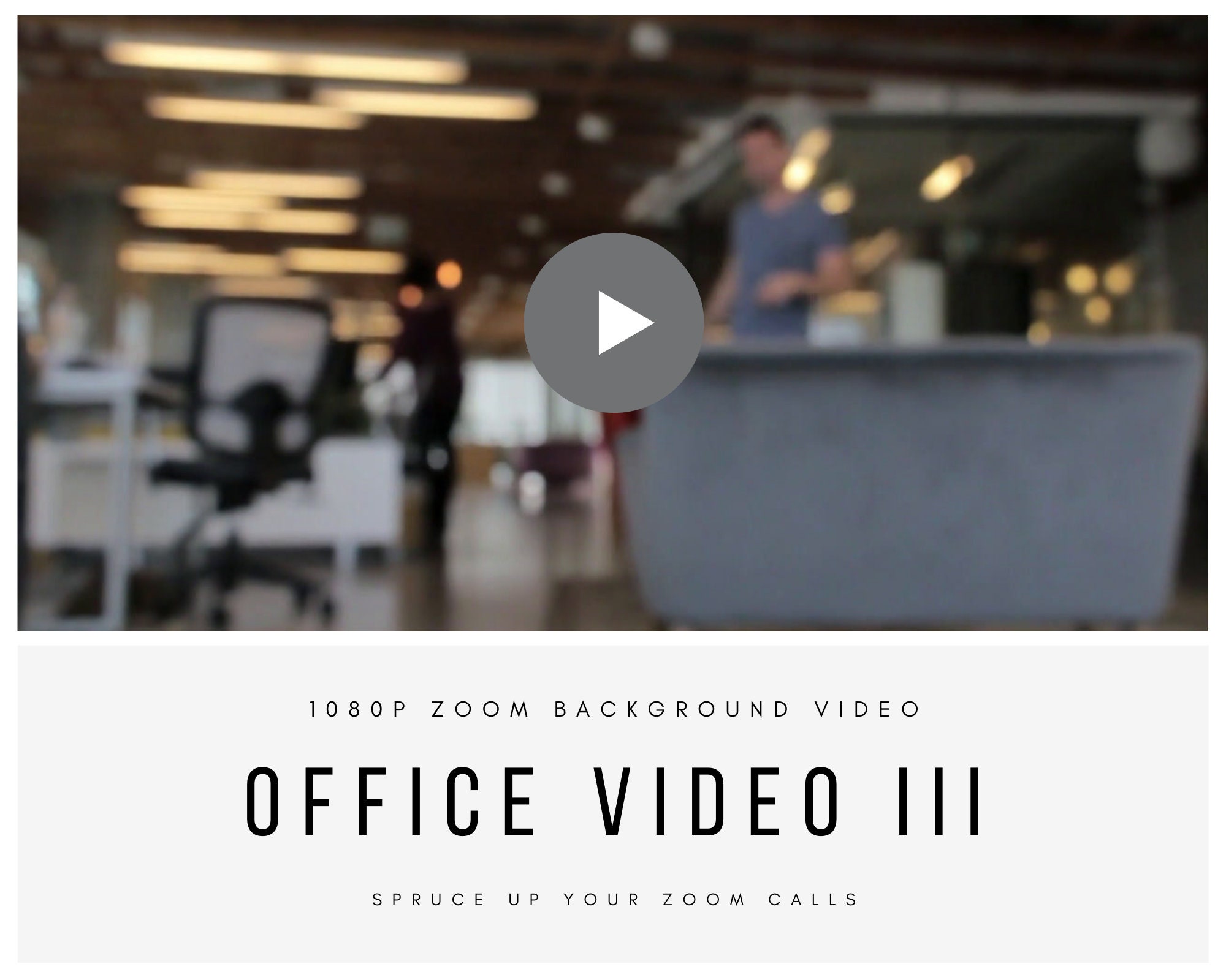 Zoom Office Video Background III – High-quality Virtual Background for ...