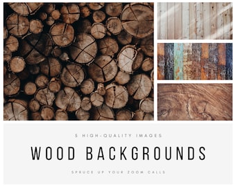 Zoom Backgrounds – Neutral Wall – 5 Backdrop Images for Online Zoom ...