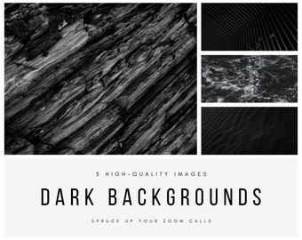 Zoom Backgrounds Stone Pack 5 Backdrop Images for Online | Etsy