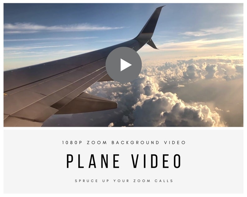 Zoom Plane Video Background – High-quality Virtual Background for ...