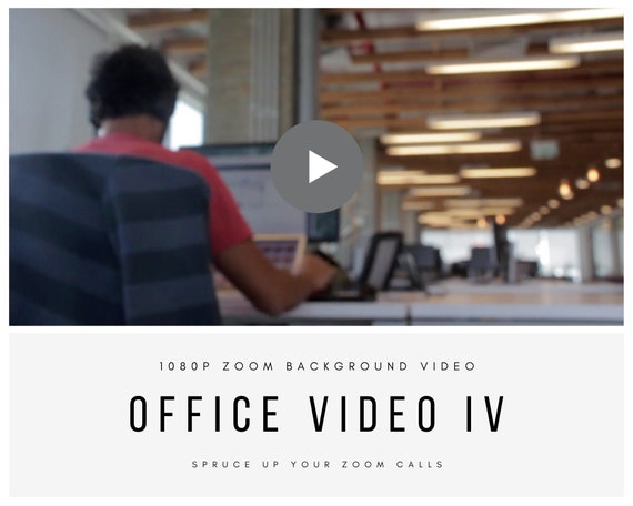 Zoom Office Video Background IV High-Quality Virtual | Etsy