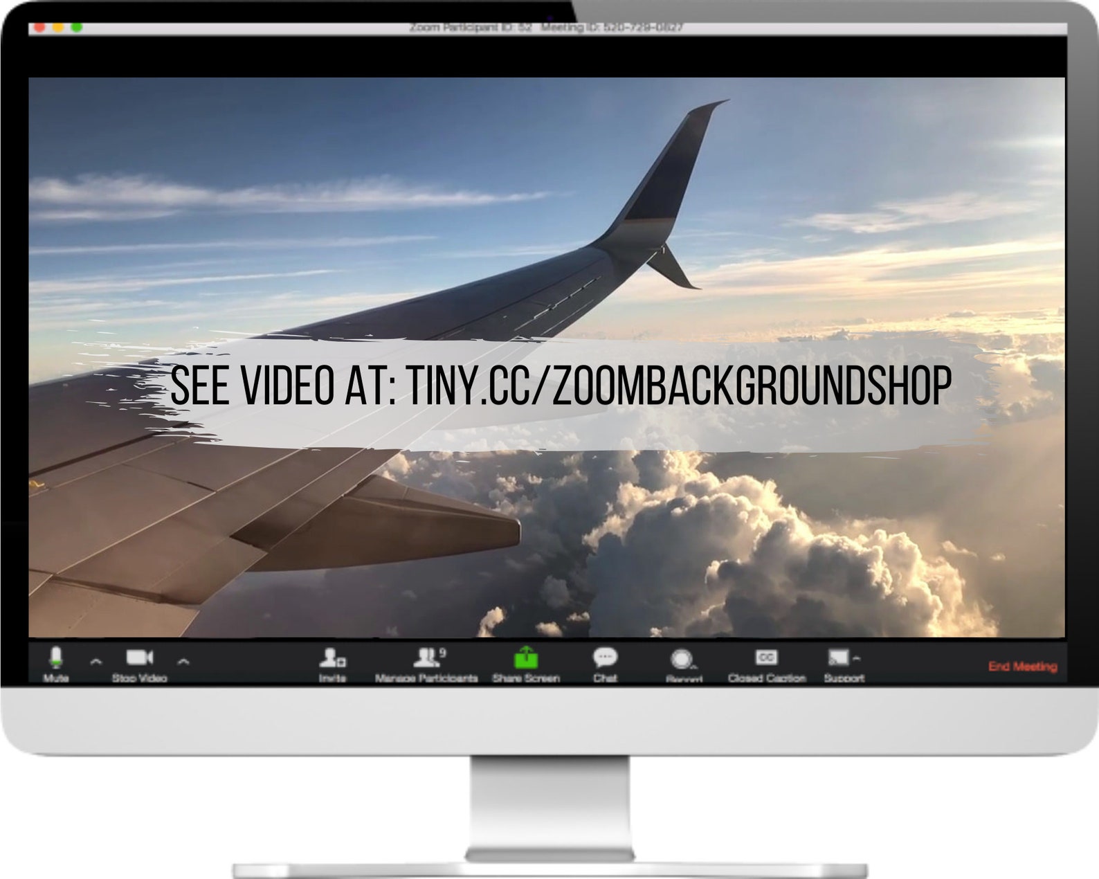 Zoom Plane Video Background High-quality Virtual Background for Online ...
