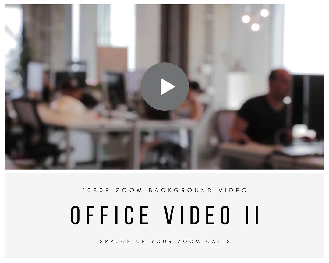 Zoom Office Video Background II – High-quality Virtual Background for ...