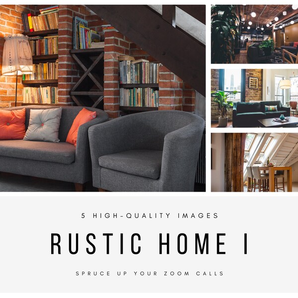 Rustic Zoom Background - Etsy