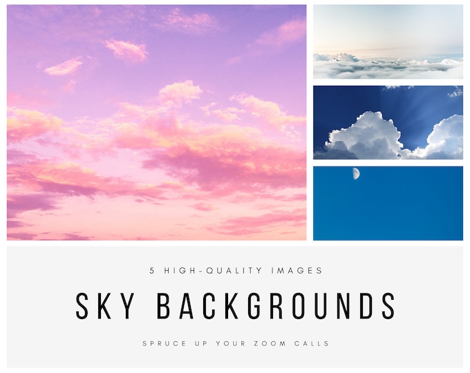 Blue Starry Sky | Zoom Virtual Background - Etsy Canada