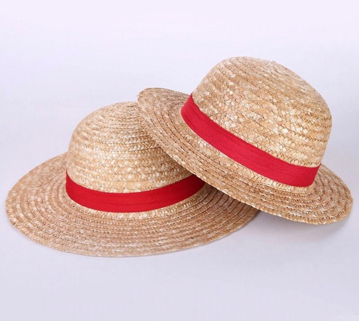 One Piece Monkey D. Luffy Straw Hat Anime Hat Cosplay Accessories Hat ...