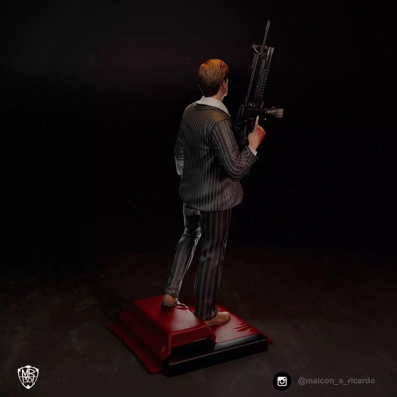 Scarface 3d Stl Model - Etsy Canada