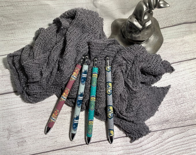 Custom Wizards Pen // Black Ink Ballpoint Pen With Personalized Name ...