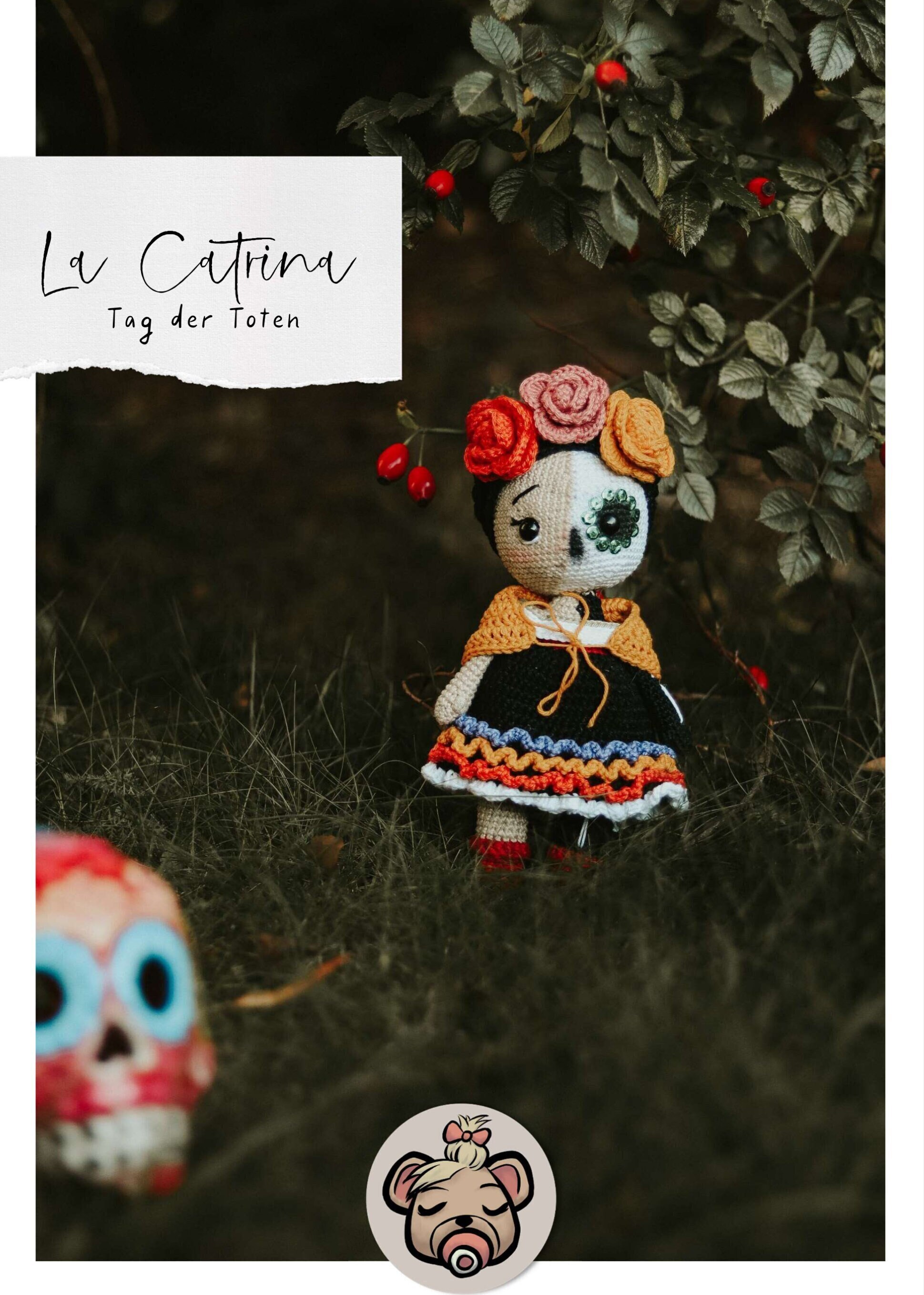La Catrina Día de Muertos Patrón de crochet PDF Alemán - Etsy México